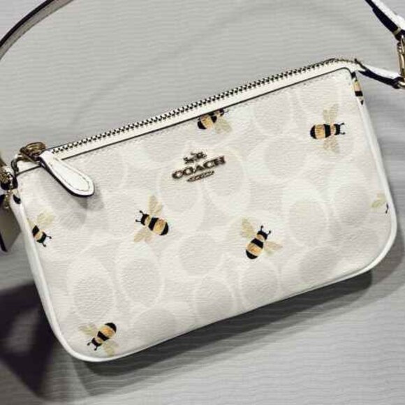 Coach | Bags | Coach Nolita 9 In Signature Canvas With Bee Print | Poshmark
